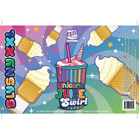 450 North SLUSHY XXL Unicorn Juice Swirl Sour – CraftShack - Buy craft beer online.