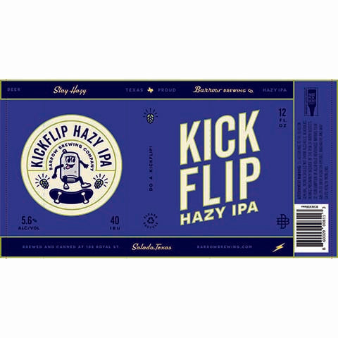 Barrow Kickflip Hazy IPA – CraftShack - Buy craft beer online.