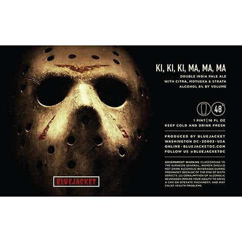 Bluejacket Ki, Ki, Ki, Ma, Ma, Ma, DIPA – CraftShack - Buy craft beer online.