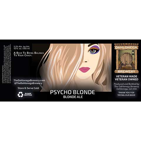 Dahlonega Psycho Blonde Ale – CraftShack - Buy craft beer online.