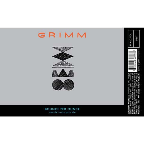 Grimm Bounce Per Ounce DIPA – CraftShack - Buy craft beer online.