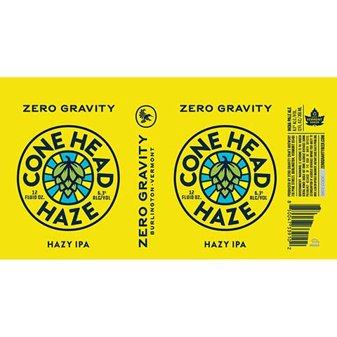 Zero Gravity Cone Head Hazy IPA – CraftShack - Buy craft beer online.