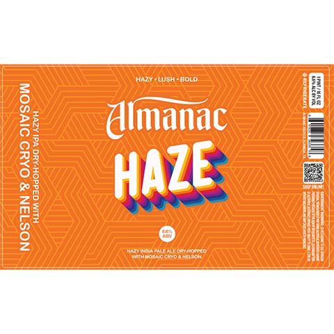 Almanac Haze Mosaic Cryo & Nelson Cryo Hazy IPA – CraftShack - Buy ...