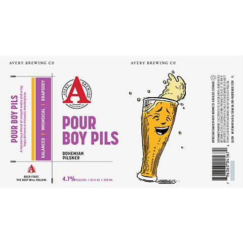 Avery Pour Boy Pils – CraftShack - Buy craft beer online.