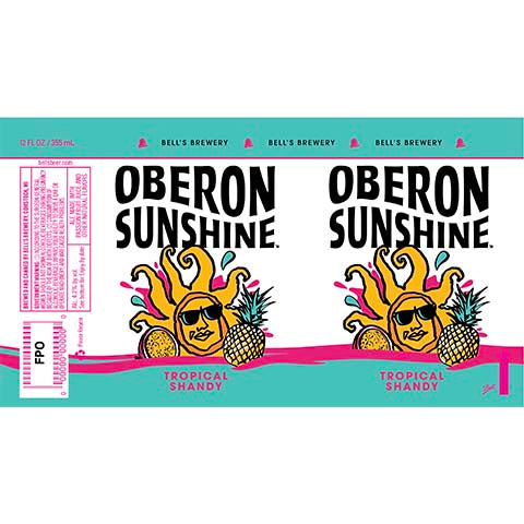 Bell's Oberon Sunshine Tropical Shandy – CraftShack - Buy craft beer ...