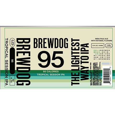 Brewdog 95 IPA – CraftShack - Buy craft beer online.