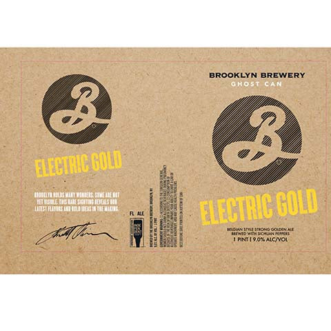 Brooklyn Electric Gold Strong Golden Ale – CraftShack - Buy craft beer ...