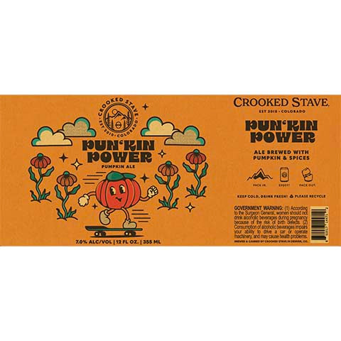 Crooked Stave Pun'kin Power Pumpkin Ale – CraftShack - Buy craft beer ...