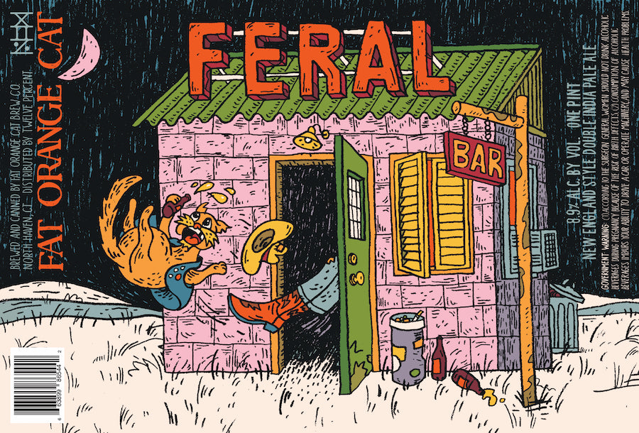 Fat Orange Cat Feral DIPA – CraftShack - Buy craft beer online.