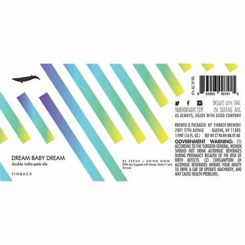 Finback Dream Baby Dream DIPA – CraftShack - Buy craft beer online.