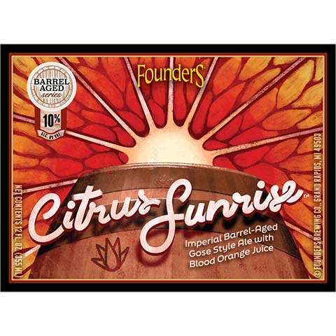 Founders Citrus Sunrise Sour – CraftShack - Buy craft beer online.