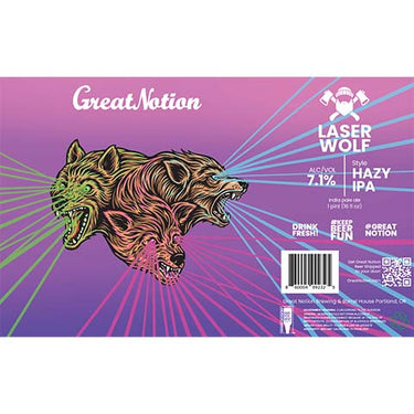 Great Notion Laser Wolf Hazy IPA – CraftShack - Buy craft beer online.