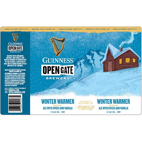 Guinness Open Gate: Winter Warmer – CraftShack - Buy craft beer online.