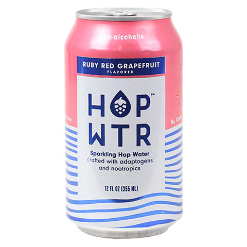 Hop Wtr Ruby Red Grapefruit (Non-Alcoholic) – CraftShack - Buy craft ...
