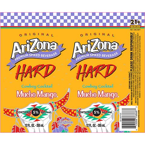 Hornell Arizona Hard Mucho Mango – CraftShack - Buy craft beer online.