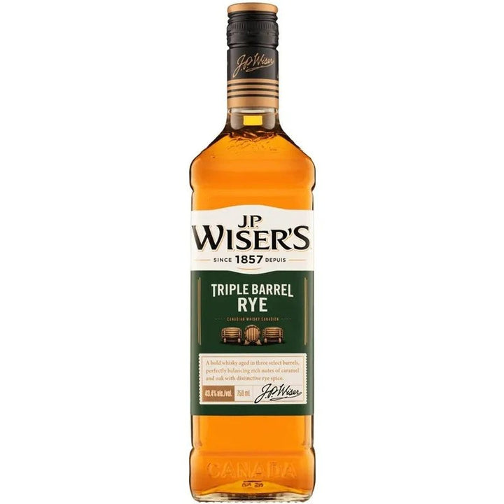 J.P. Wiser's 'Rye' Triple Barrel Blended Canadian Whisky – Buy Liquor ...