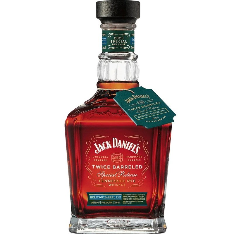 Jack Daniel's Twice Barreled Special Release Heritage Barrel Rye Whisk ...