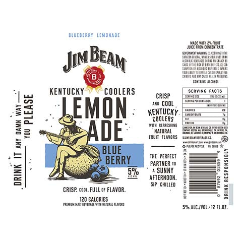 Jim Beam Blueberry Lemonade – CraftShack - Buy craft beer online.