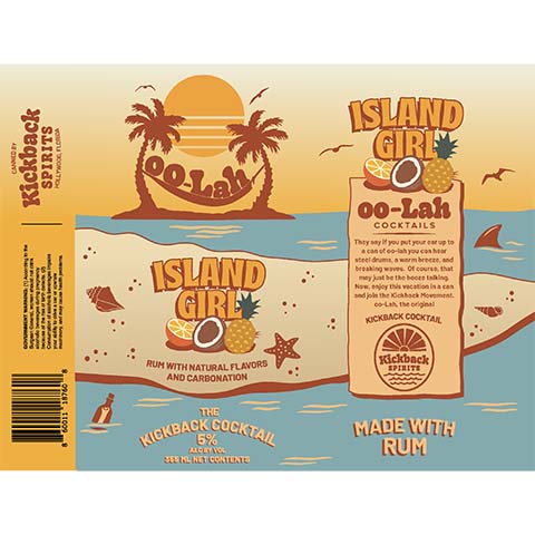 Kickback Ooh-Lah Island Girl – CraftShack - Buy craft beer online.