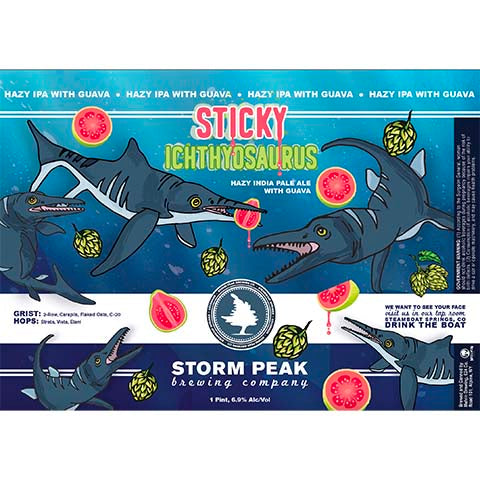 Melvin Sticky Ichthyosaurus Hazy IPA – CraftShack - Buy craft beer online.