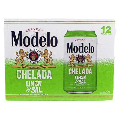 Modelo Chelada® Limon y Sal 12-Pack – CraftShack - Buy craft beer online.