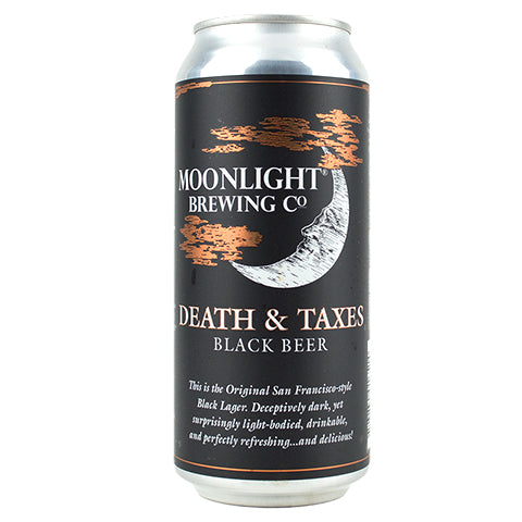Moonlight Death & Taxes Black Lager – CraftShack - Buy craft beer online.