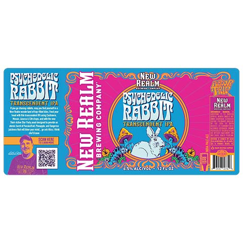 New Realm Psychedelic Rabbit IPA – CraftShack - Buy craft beer online.