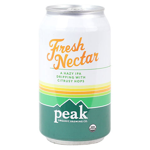 Peak Organic Fresh Nectar Hazy IPA – CraftShack - Buy craft beer online.