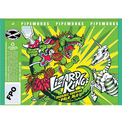 Pipeworks Lizard King Pale Ale – CraftShack - Buy craft beer online.