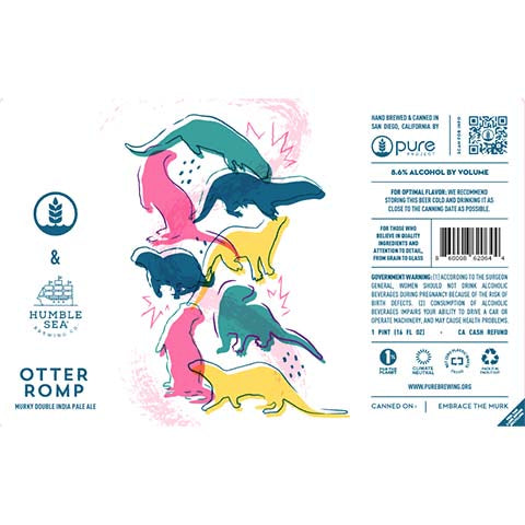 Pure Project Otter Romp Murky DIPA – CraftShack - Buy craft beer online.
