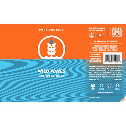 Pure Project Wild Waves IPA – CraftShack - Buy craft beer online.