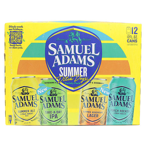 Samuel Adams Beer Cans