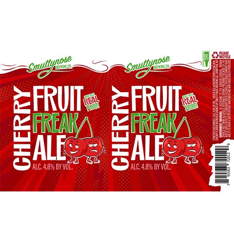 Smuttynose Cherry Fruit Freak Ale – CraftShack - Buy craft beer online.