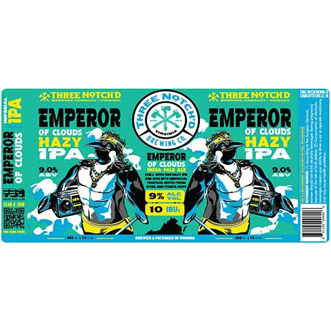 Three Notch'd Emperor of Clouds Hazy IPA – CraftShack - Buy craft beer ...