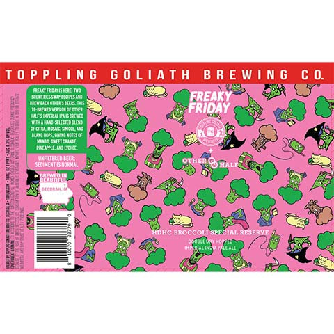 Toppling Goliath HDHC Broccoli Special Reserve DDH Imperial IPA ...