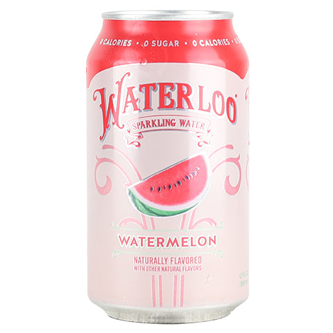 Waterloo Sparkling Water (watermelon) – CraftShack - Buy craft beer online.