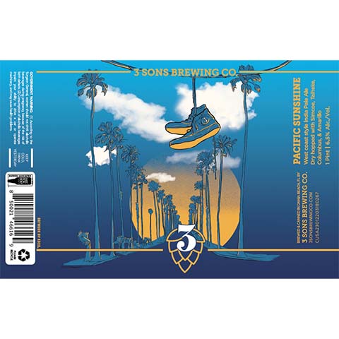 3 Sons Pacific Sunshine IPA – CraftShack - Buy craft beer online.