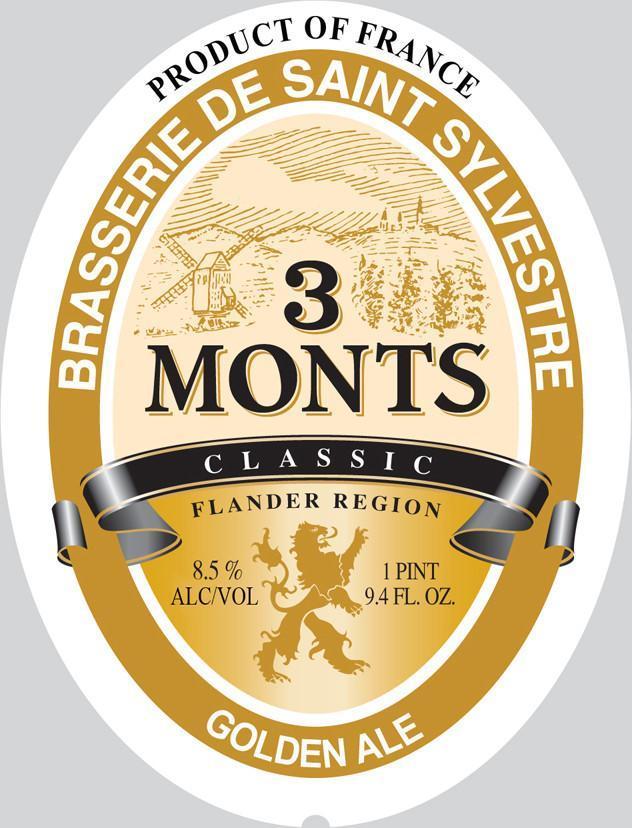 3 Monts Flanders Region Golden Ale – CraftShack - Buy craft beer online.