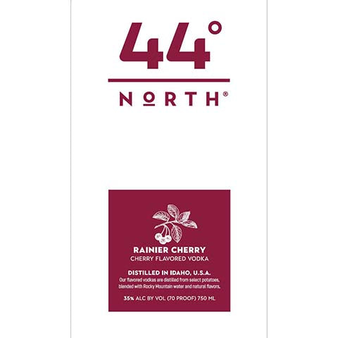 44º North Rainier Cherry Vodka – Buy Liquor Online