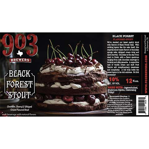 903 Black Forest Stout – CraftShack - Buy craft beer online.
