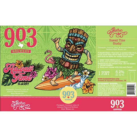 903 Brewers Hawaii Time Slushy Ale – CraftShack - Buy craft beer online.