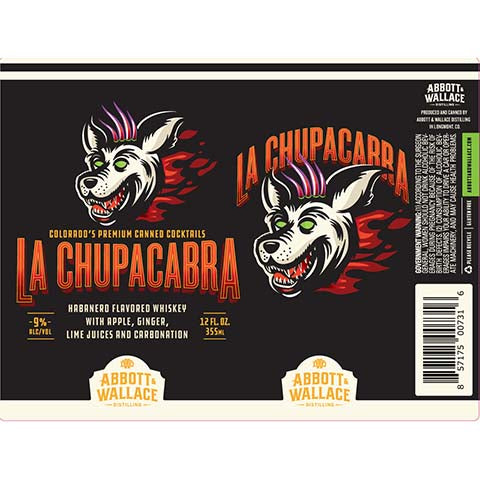 Abbott & Wallace La Chupacabra Whiskey – CraftShack - Buy craft beer ...