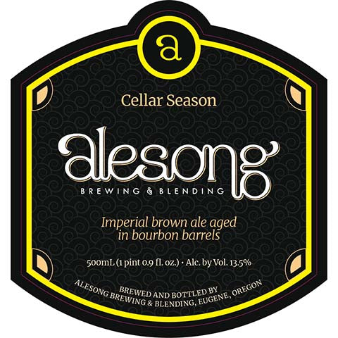Alesong Cellar Season Imperial Brown Ale – CraftShack - Buy craft beer ...