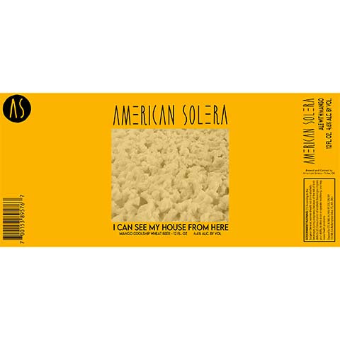 American Solera I Can See My House From Here Wheat – CraftShack - Buy ...