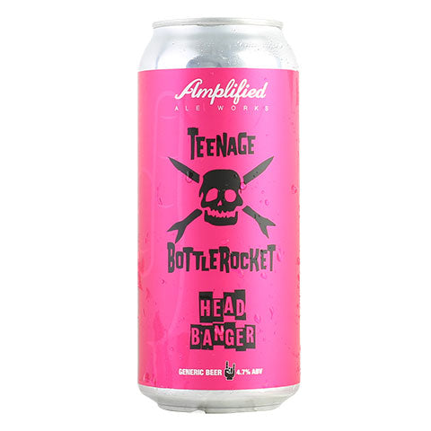 Amplified Ale Works / Bottlerocket Head Banger Lager – CraftShack - Buy ...