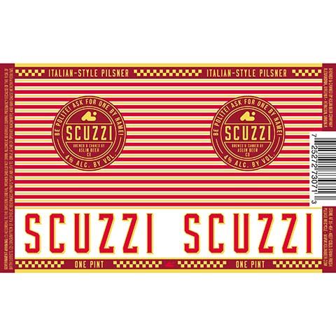 Aslin Scuzzi Italian Pilsner – CraftShack - Buy craft beer online.