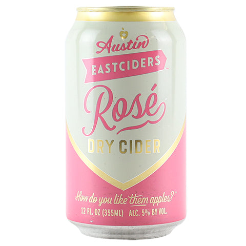 Austin Eastciders Rose Dry Cider – CraftShack - Buy craft beer online.