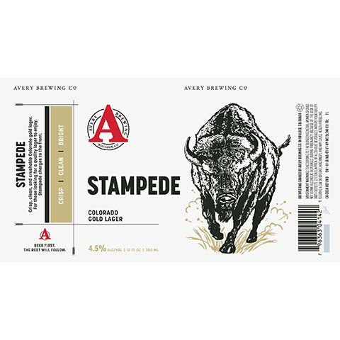 Avery Stampede Gold Lager – CraftShack - Buy craft beer online.