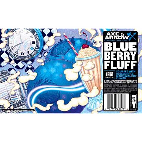 Axe & Arrow Blueberry Fluff Sour – CraftShack - Buy craft beer online.