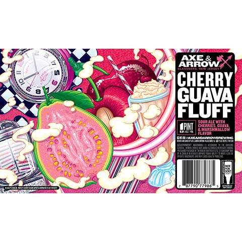 Axe & Arrow Cherry Guava Fluff Sour – CraftShack - Buy craft beer online.